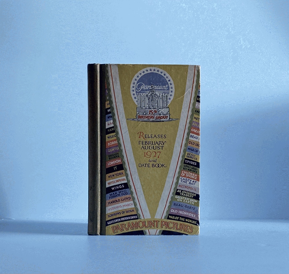 Paramount Releases for February through August 1927 and date book | eBay